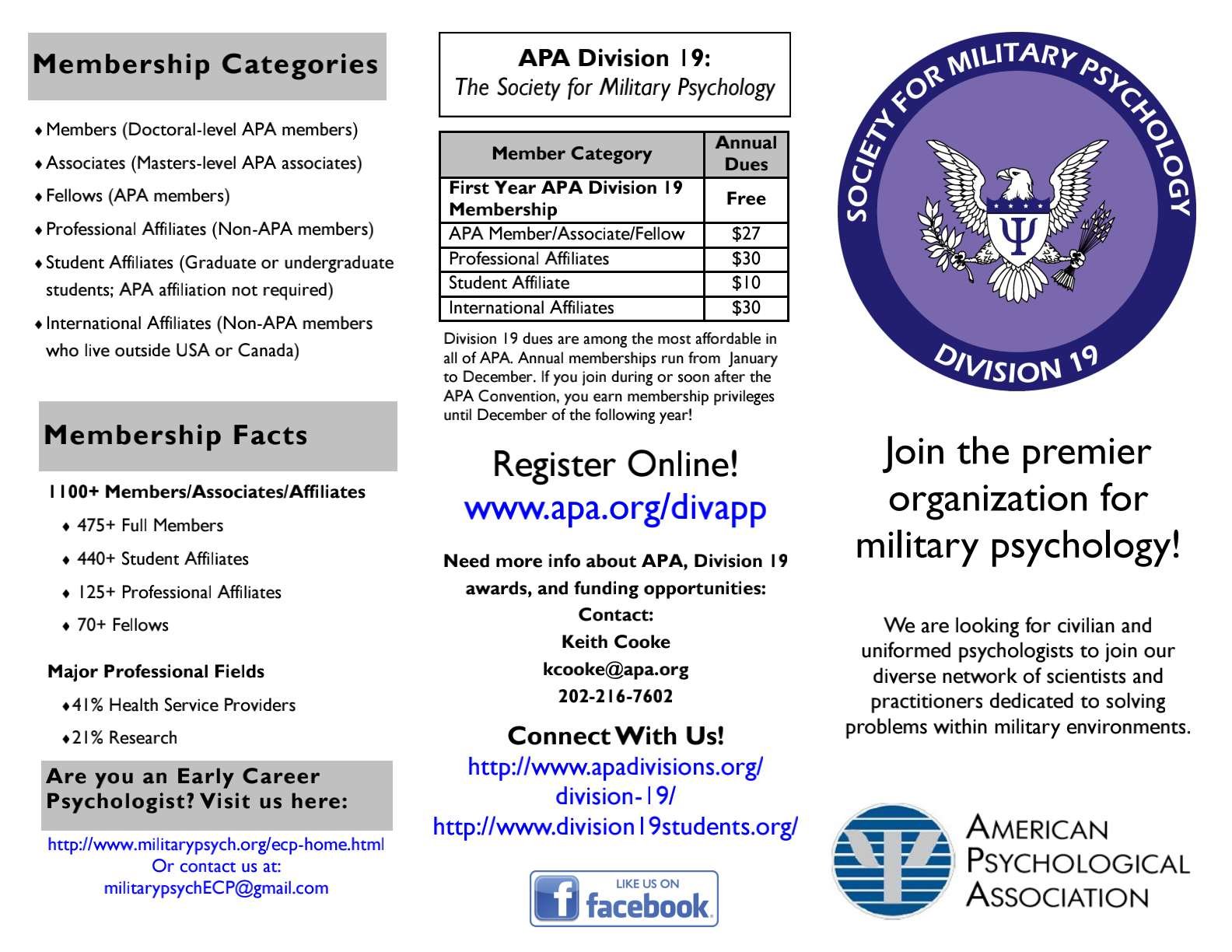 APA Membership – Military MIND Academy